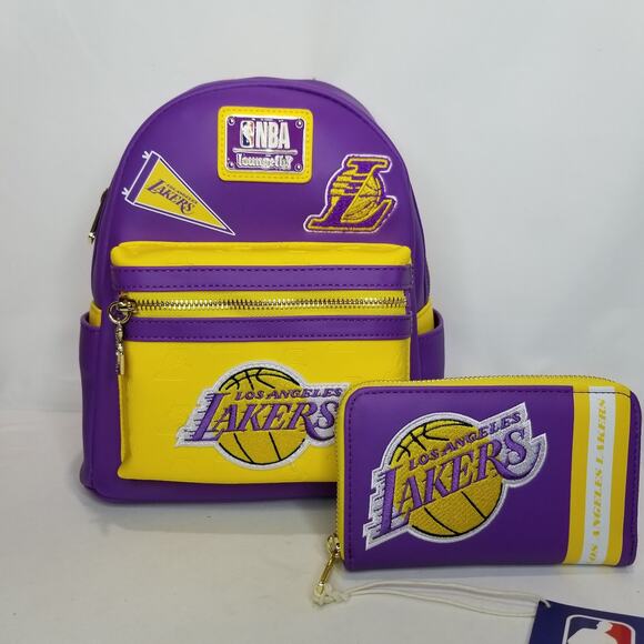 Loungefly | Bags | Loungefly Bundle Nba Los Angeles Lakers Patch Icons ...